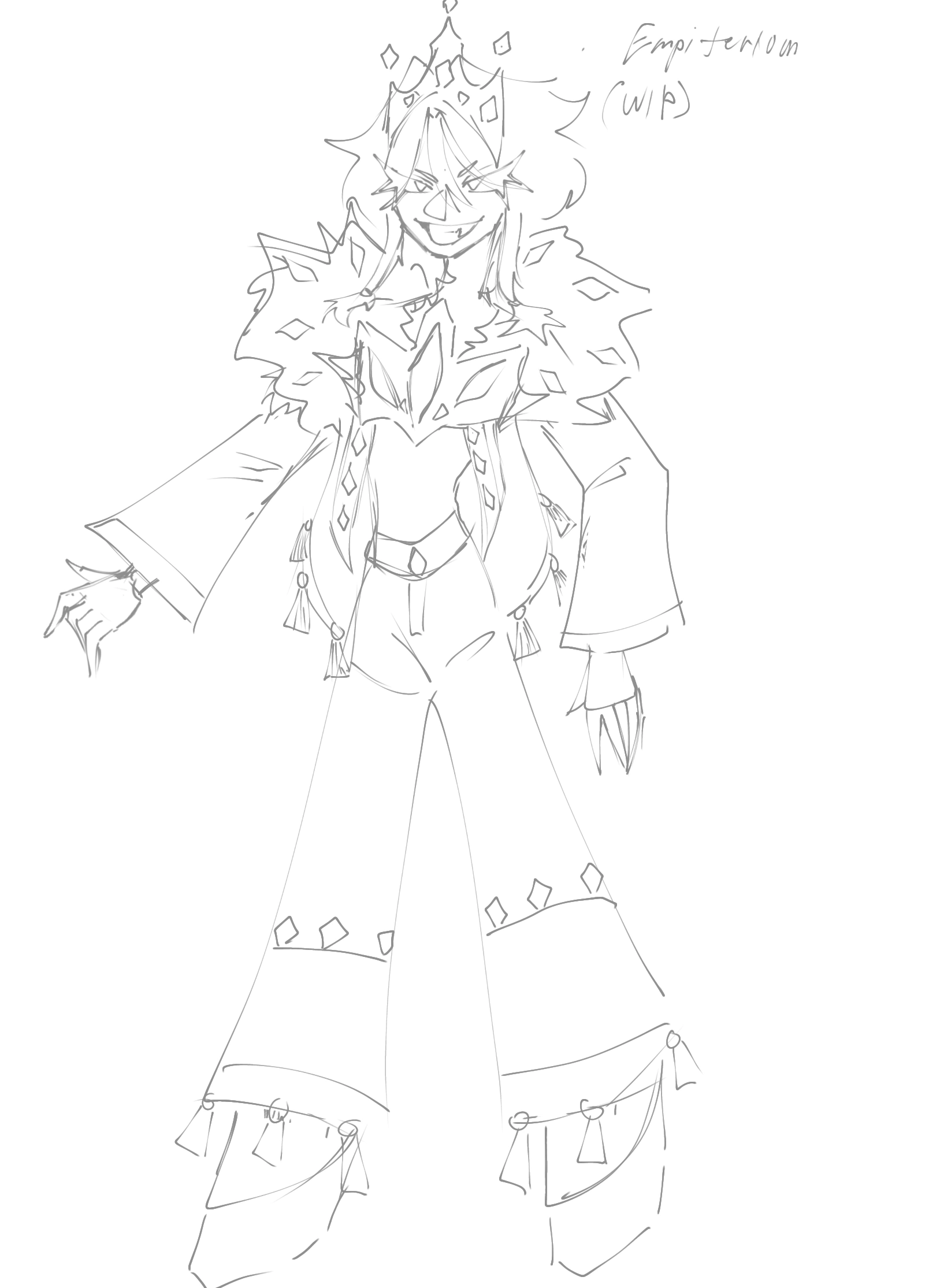 Human king (sketch) | Fandom