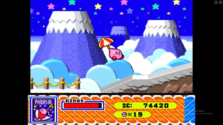 The Parasol Kirby from Kirby Live Radio was so popular that the devs put in on Kirby Super Star ...