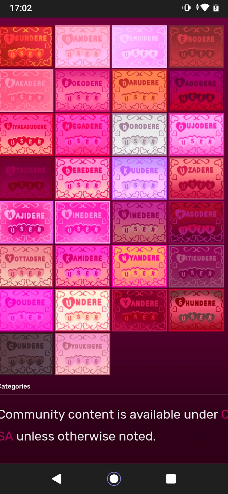 All of the official dere types I am! | Fandom