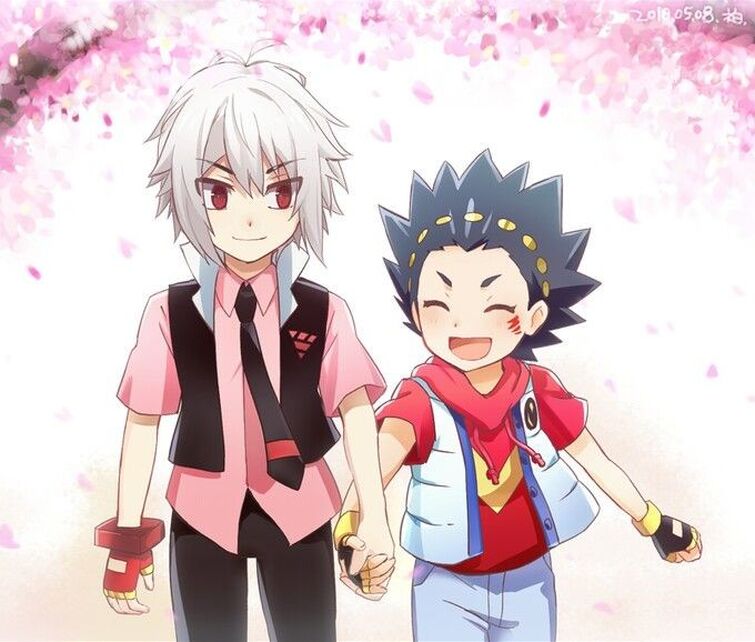 Beyblade Burst Shu Kurenai X Valt Aoi ️💙💫 Fandom