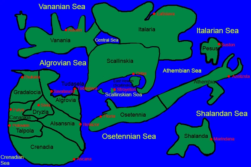 Finalized map of Scallinskia and my other Nationstates accounts | Fandom