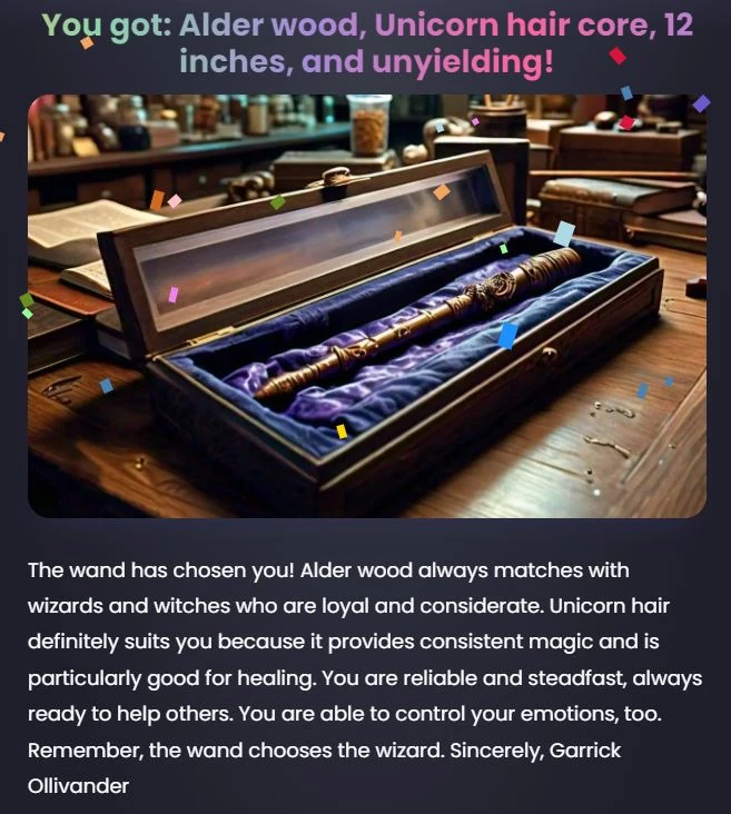 Harry Potter Wand Quiz | Fandom