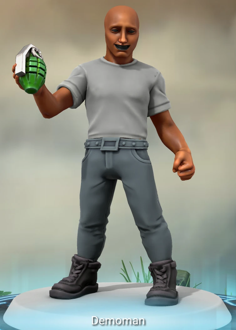 I tried my best to re-create the Demoman (CURSED) | Fandom