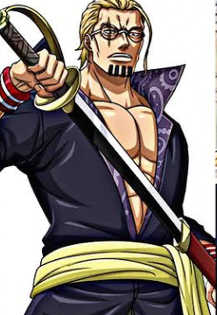 what type of sword do you think young Silvers Rayleigh has during his ...