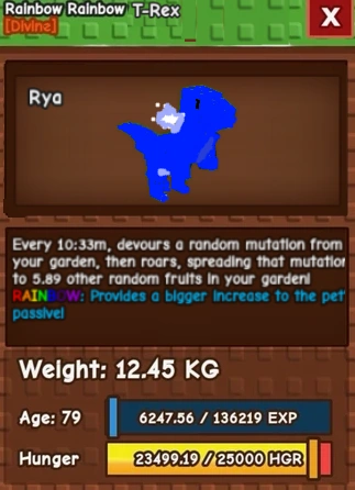 guys you wanted proof that my rainbow t-rex ate my rb raccoon and is rb ...