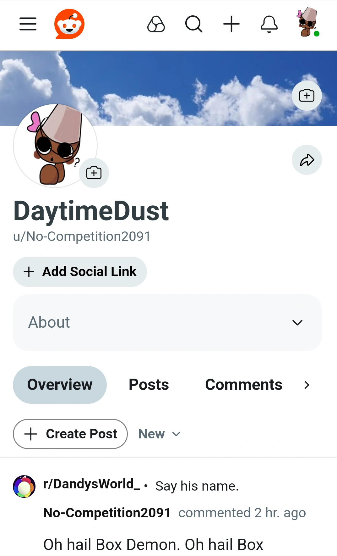 Yeah I have a Reddit account now. | Fandom