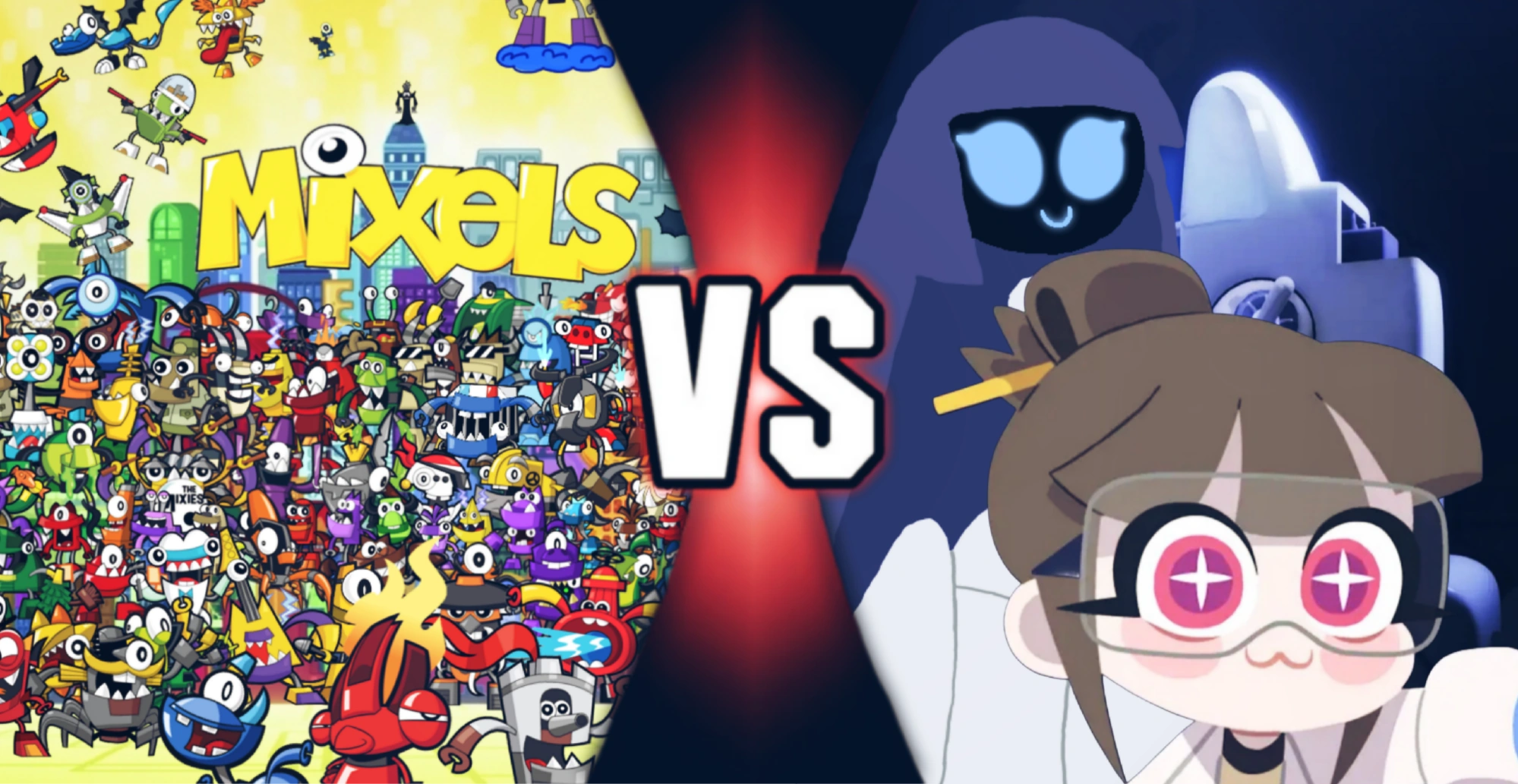 Death battle mixels vs pochi science (cartoon network vs pochi science ...