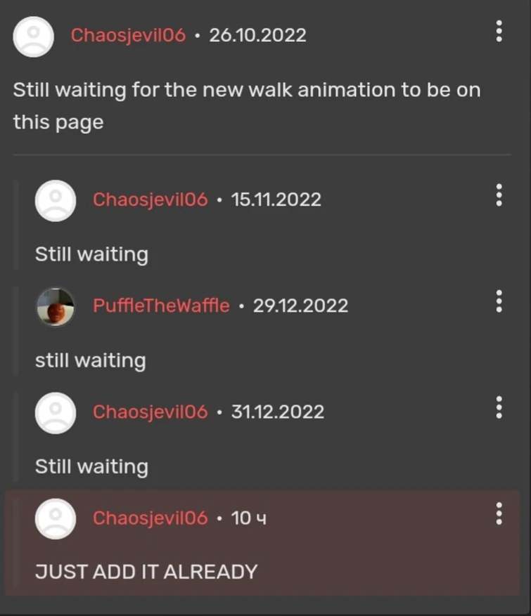 still waiting | Fandom