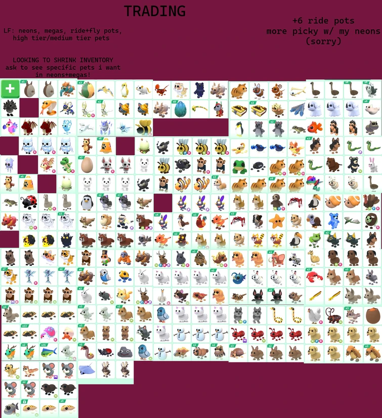 trading lots of pets | Fandom