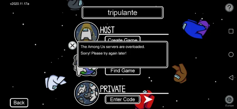 Innersloth banned me but all day it said "disconnected, server ...