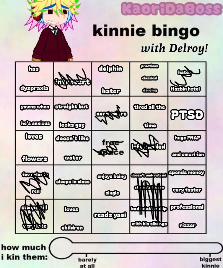 Kinnie bingo!💫 | Fandom