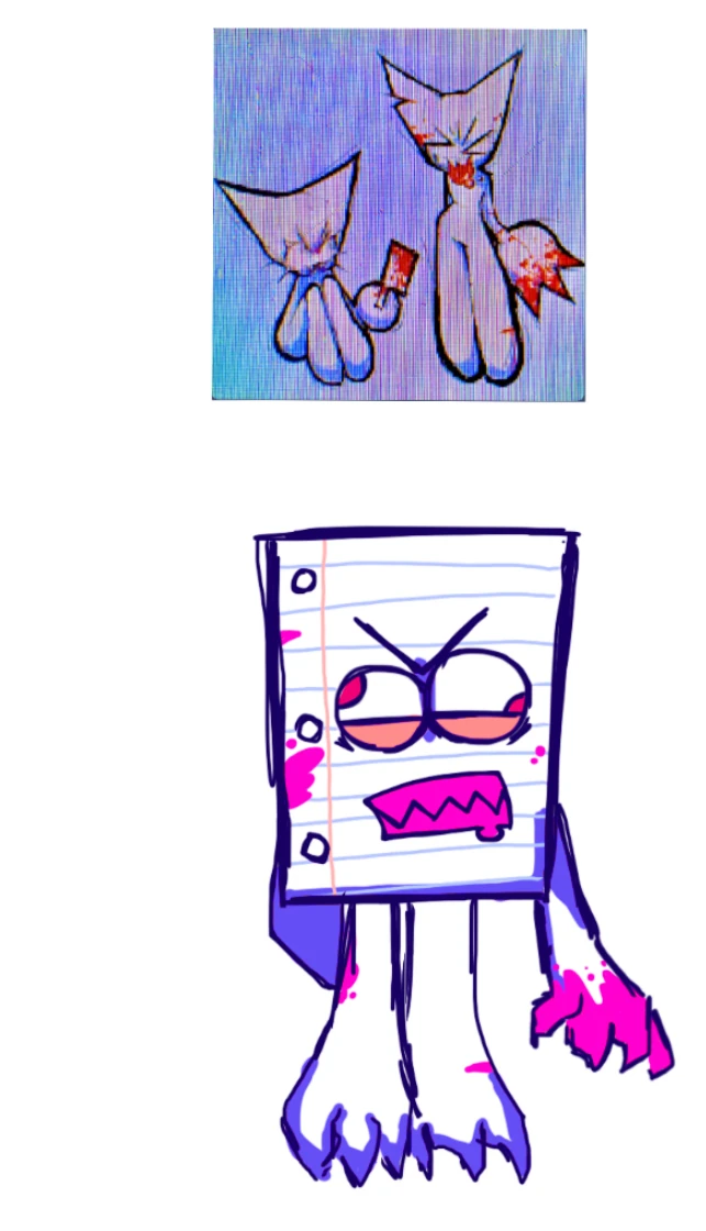 Evil paper (cw: drawn blood) | Fandom