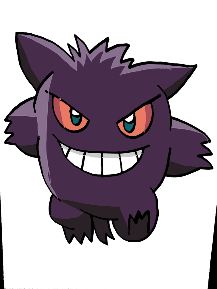 My drawing of Gengar | Fandom