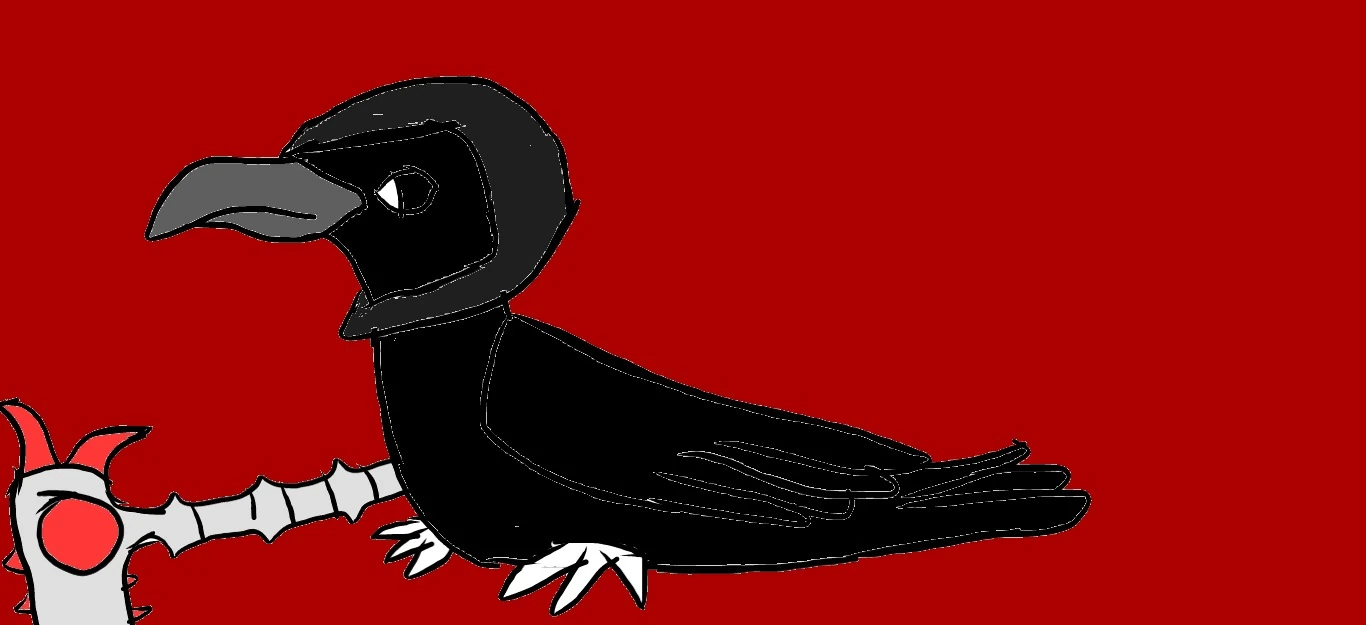 Weird drawing of Crove as an actual crow. | Fandom