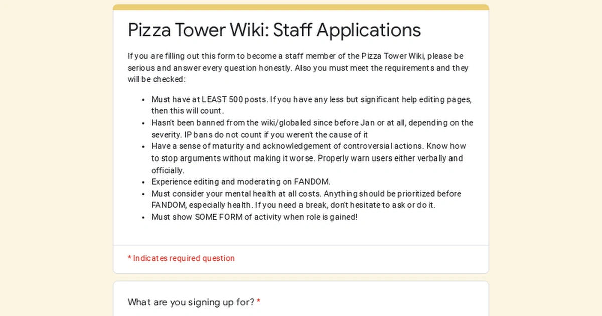 Mod Applications (Again) | Fandom