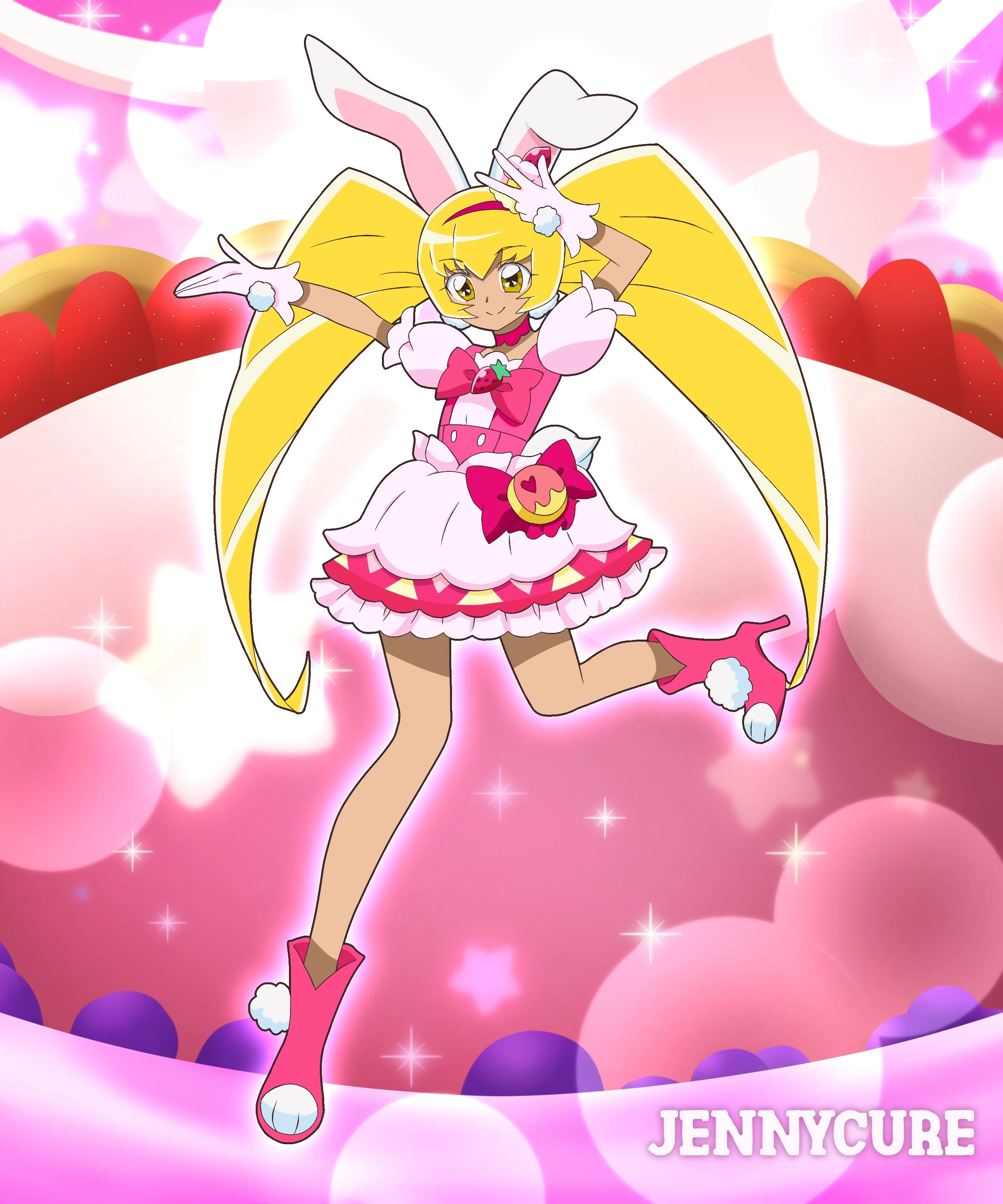 Cure Sunshine as Cure Whip Fanart 🍰🍓 | Fandom