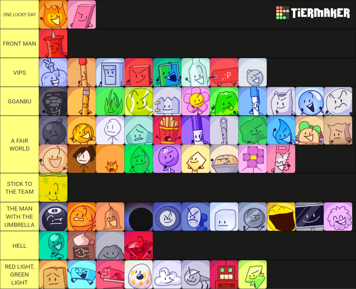 BFDI SQUID GAME | Fandom