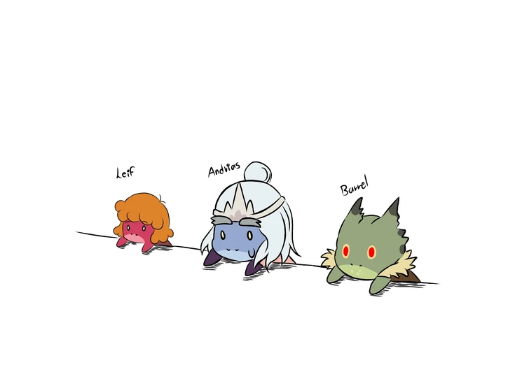 Cute Leif, Andrias and Barrel 😊 | Fandom