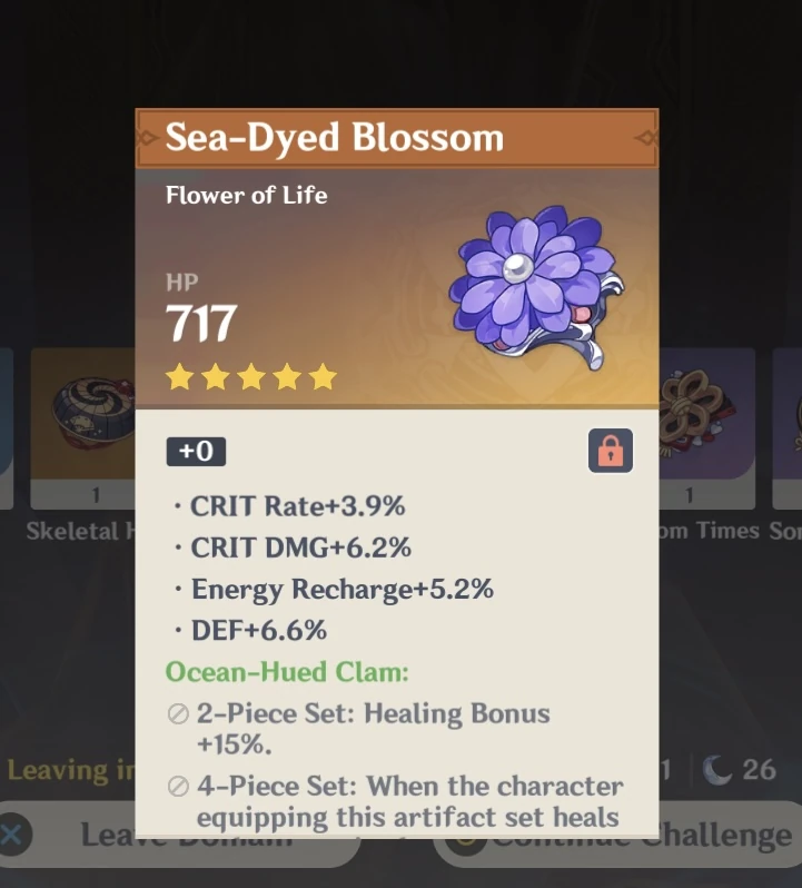 actual perfect husk substats but its clam | Fandom