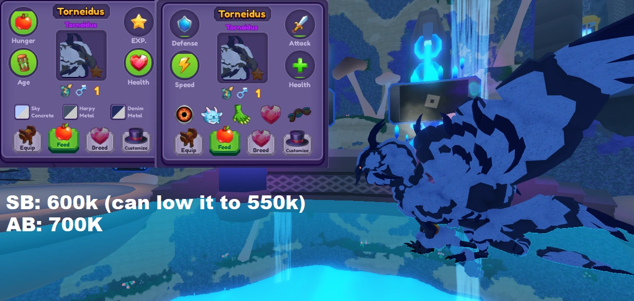Trading or Selling NM Torneidus and a few potions (RBX ele, Wild, baby ...