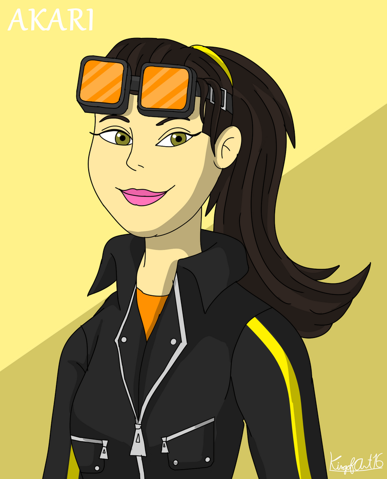 This is my latest style of Akari. I already added it to her fanart ...