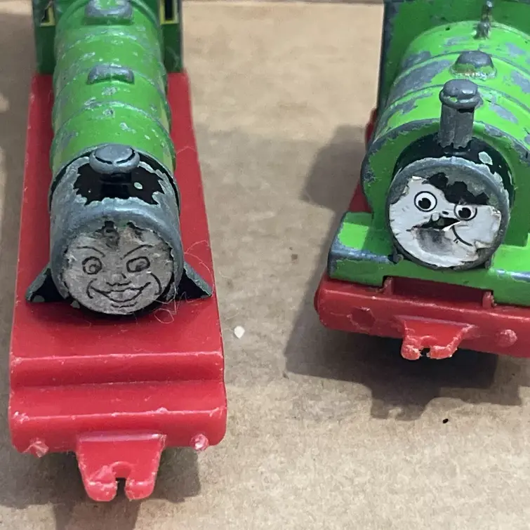 Percy & Henry (but especially Henry) looked a bit different after the ...