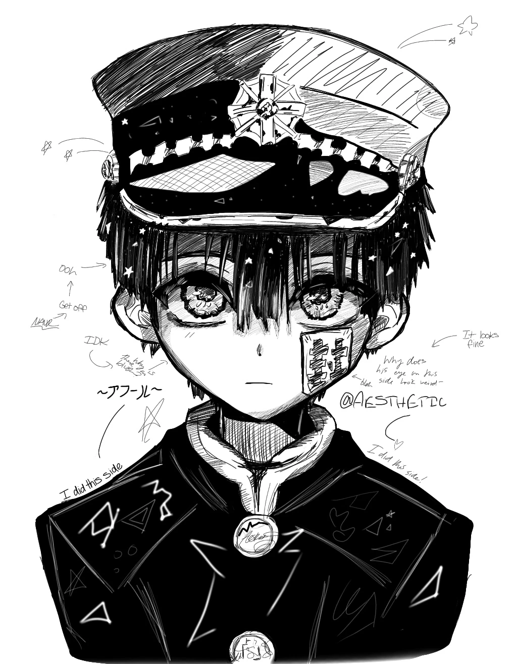 Hanako-kun Fanart Collab with my brother! | Fandom