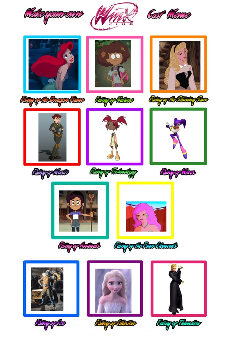 My Winx Club Cast Meme | Fandom