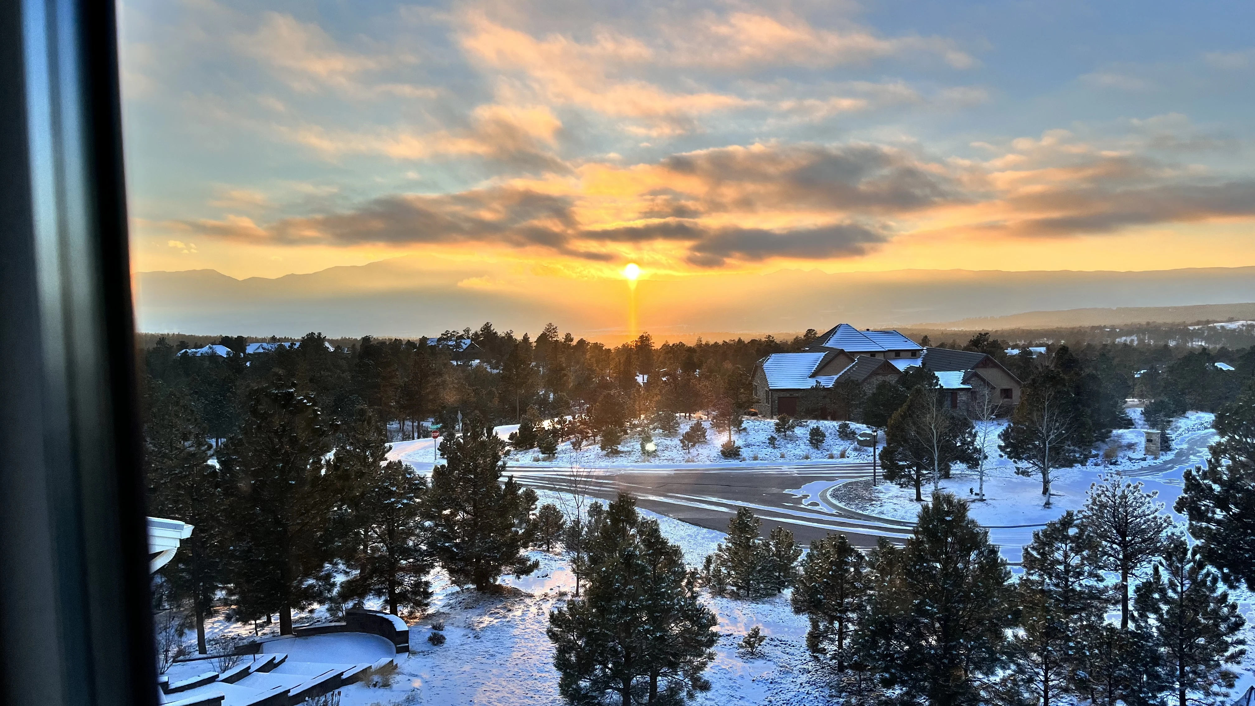 Sunset with snow appreciation post | Fandom