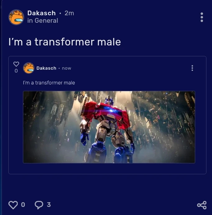 guys i think daka is a transformer male | Fandom