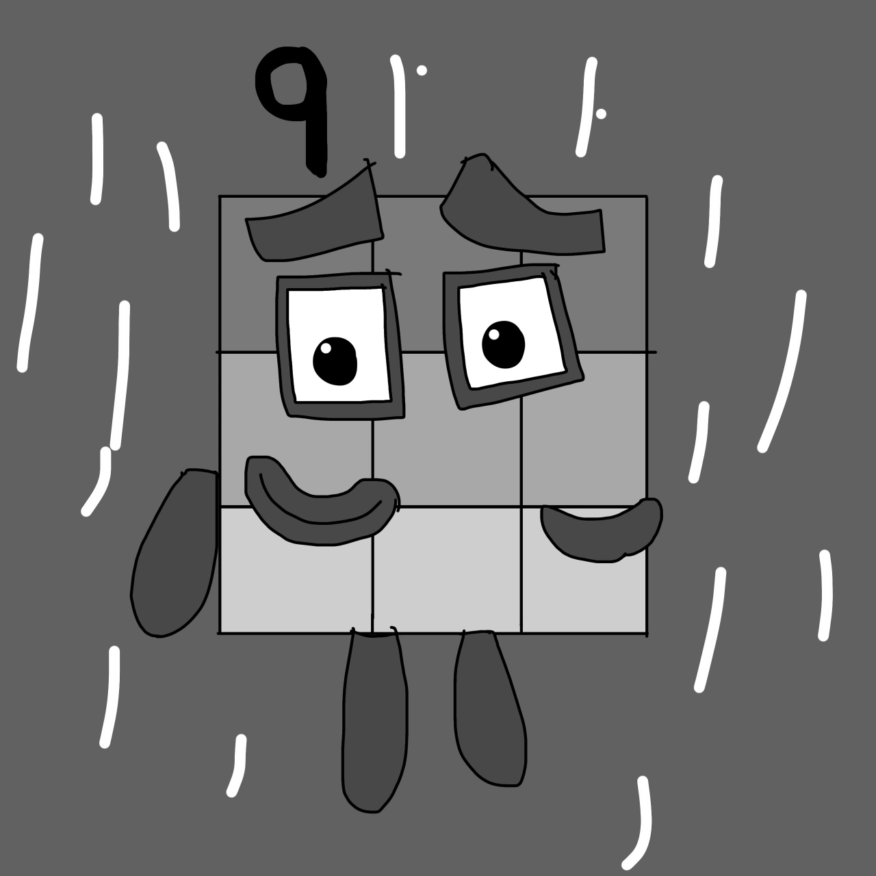 My drawing for Numberblock Nine (9) | Fandom