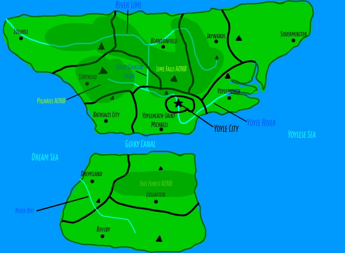 Updated map of goiky | Fandom