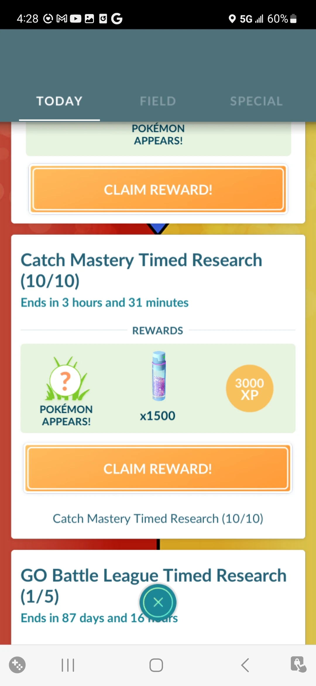 Hitmon Catch Mastery event results | Fandom