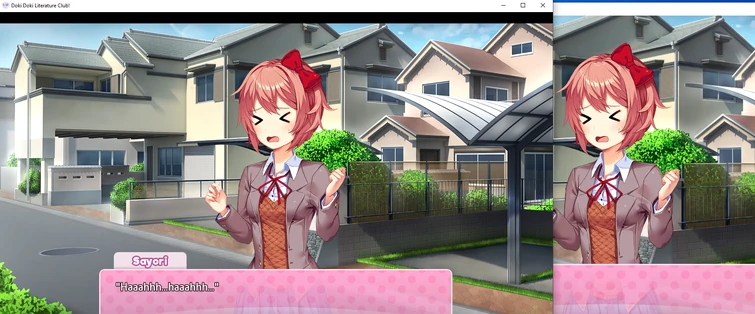Do DDLC+ and DDLC Sayori have the same color hair | Fandom