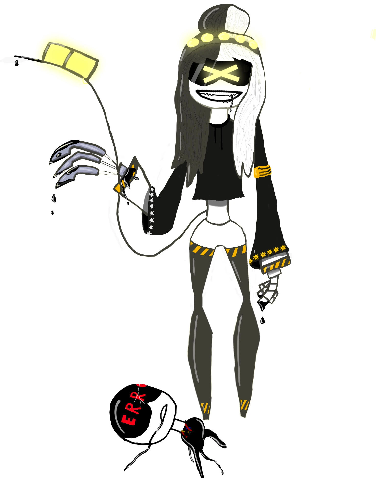 I made C's (my oc) murder drawing (idk how to explain it but here | Fandom