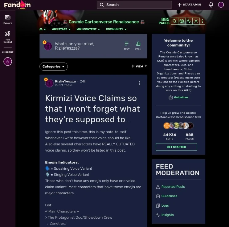 The new UI for Fandom is a bit... Peculiar. | Fandom