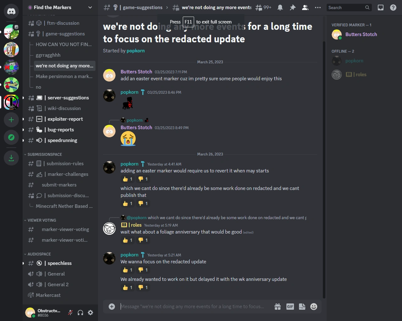 Redacted Update is next | Fandom