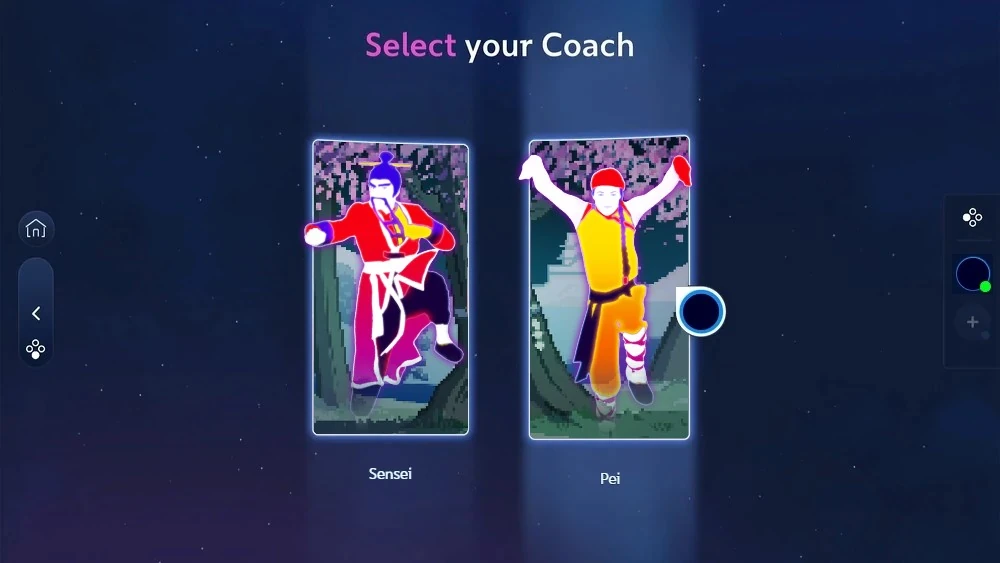 Made fanmade names of Just Dance 2023 coach selection screen | Fandom