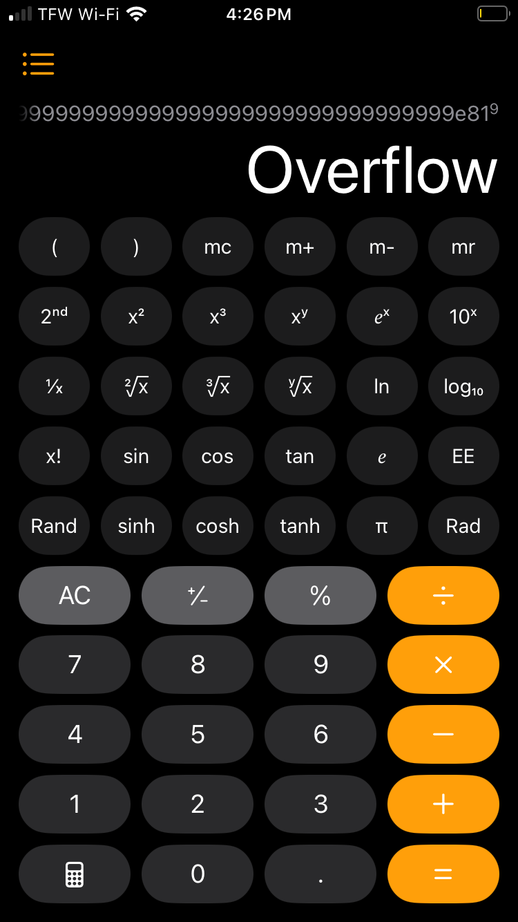 UH GUYS I THINK I BROKE THE CALCULATOR APP | Fandom