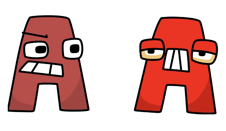 Bootleg A vs official A | Fandom