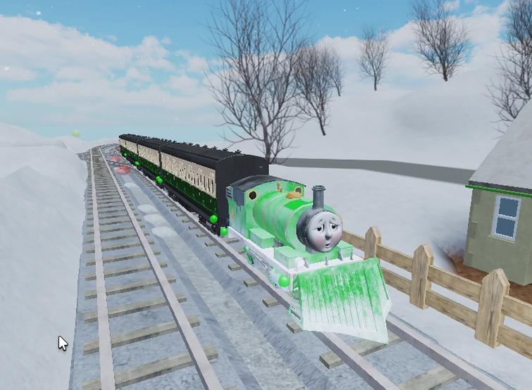 Percy's Winter Express on Sodor Online: Snow on the Line | Fandom