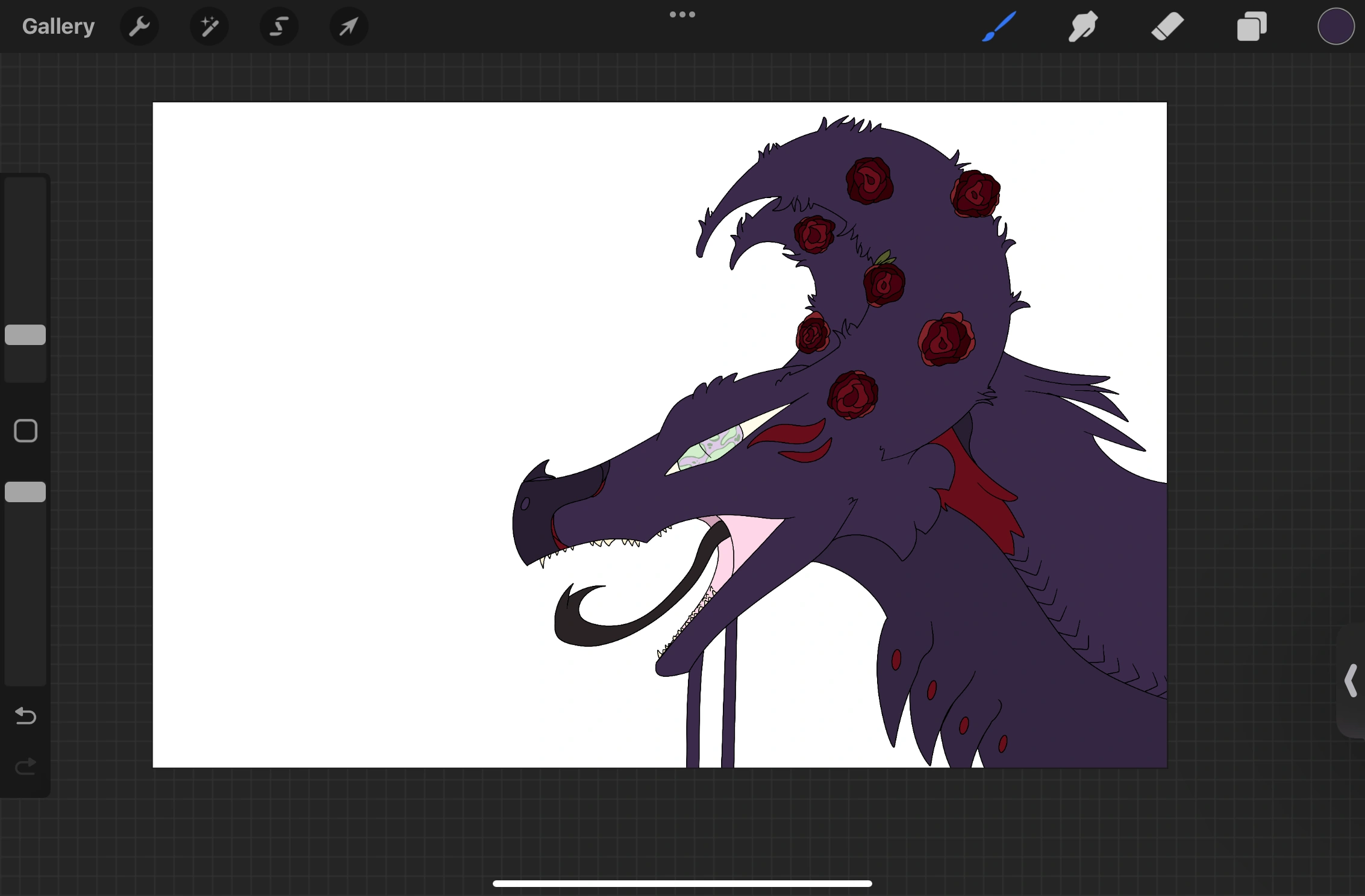 Flat coloring down - rozora art wip #4? | Fandom