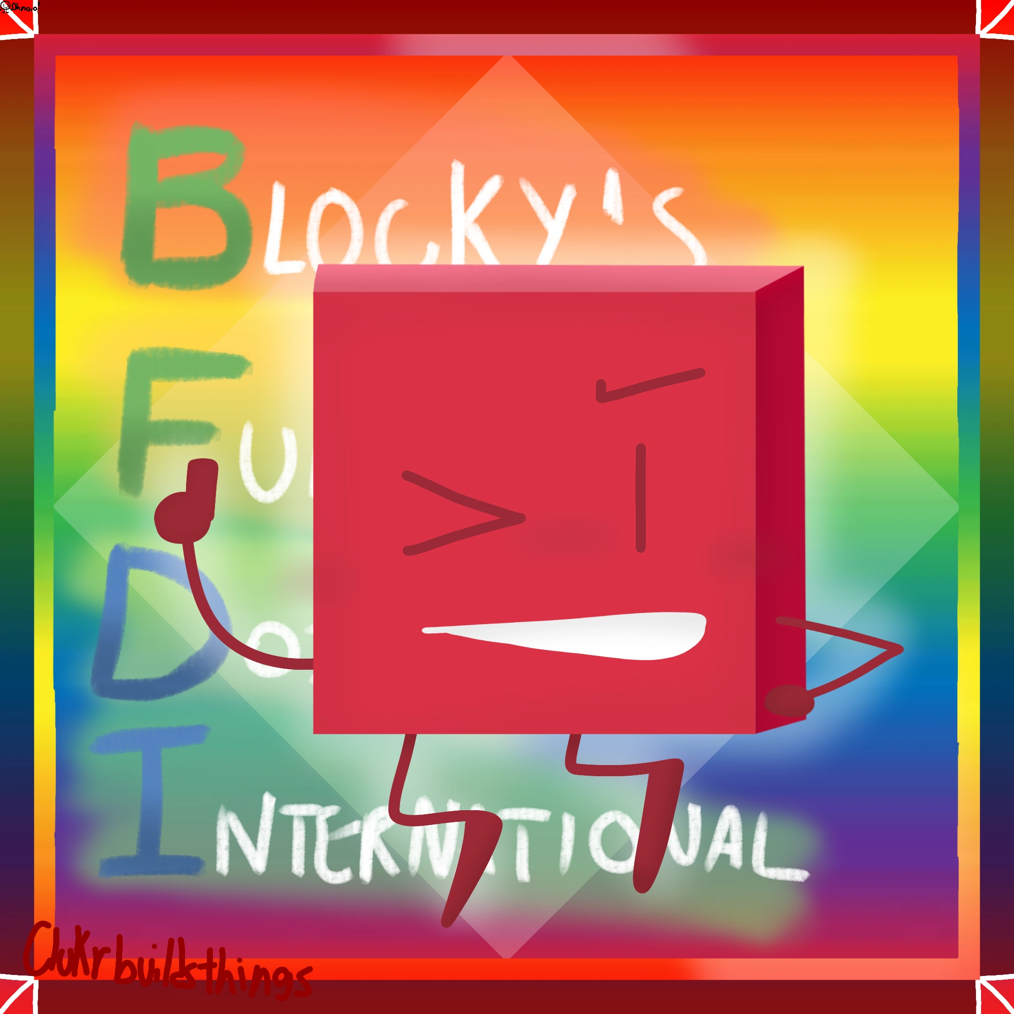 I wanted to draw Blocky sooo here it is | Fandom
