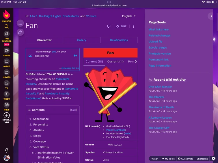 WHO VANDALIZED FANS WIKI😭 | Fandom