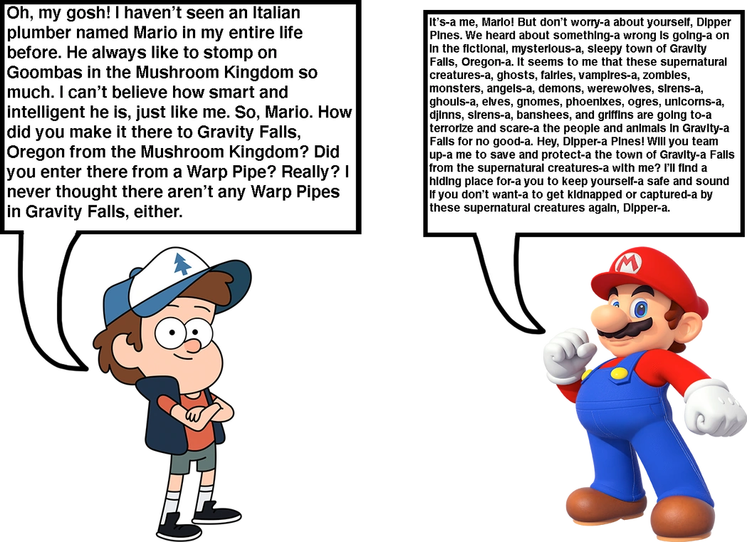 Mario meets Dipper | Fandom