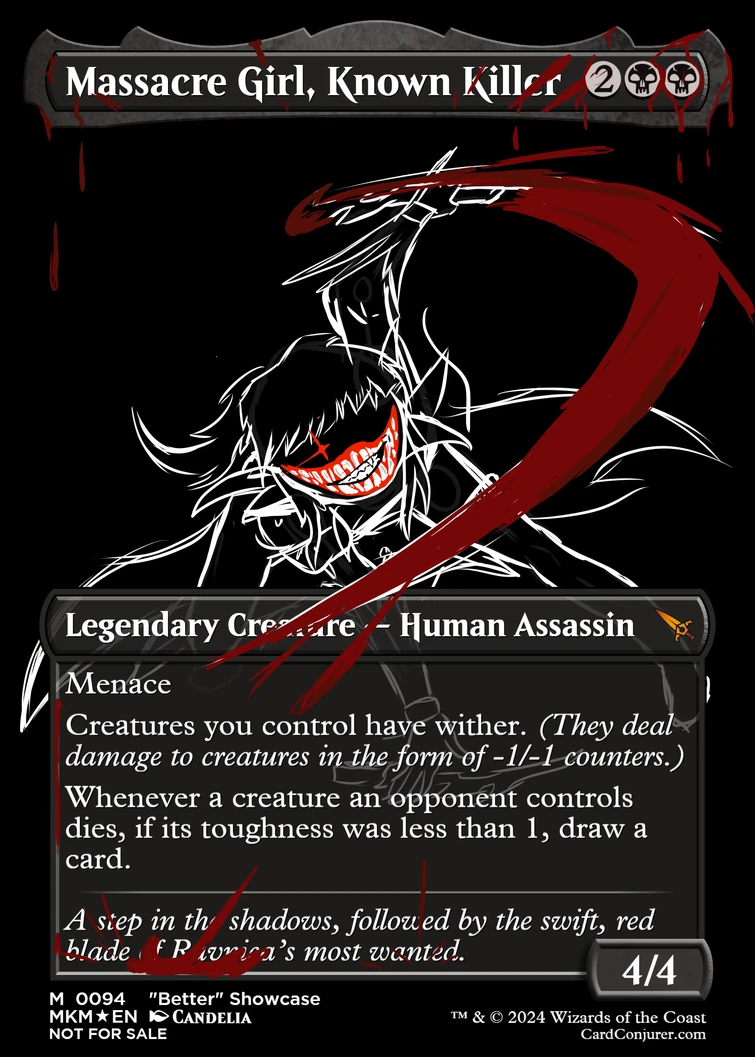 Massacre Girl, Known Killer (alter :D) | Fandom