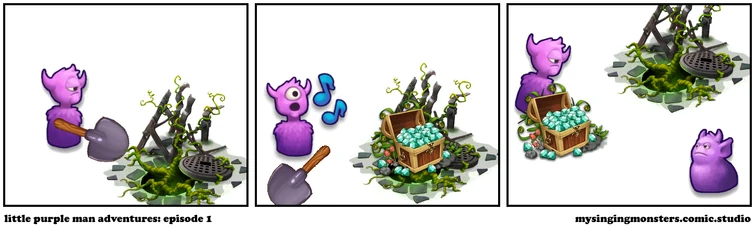 little purple man adventures: episode 1 | Fandom