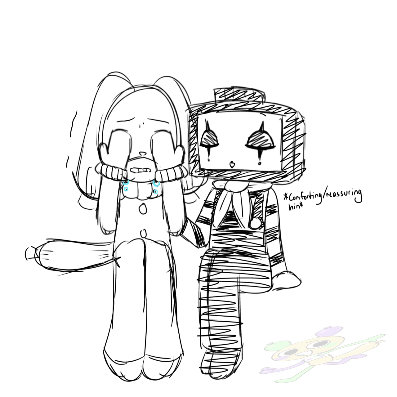 Blot and Looey doodle thing | Fandom