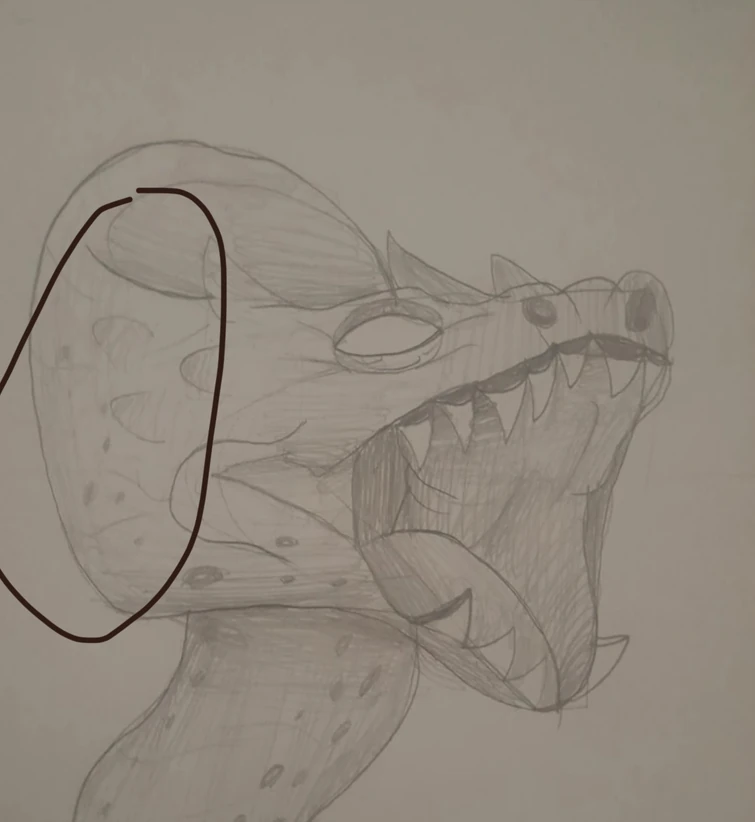 My sketch of a Basilisk | Fandom