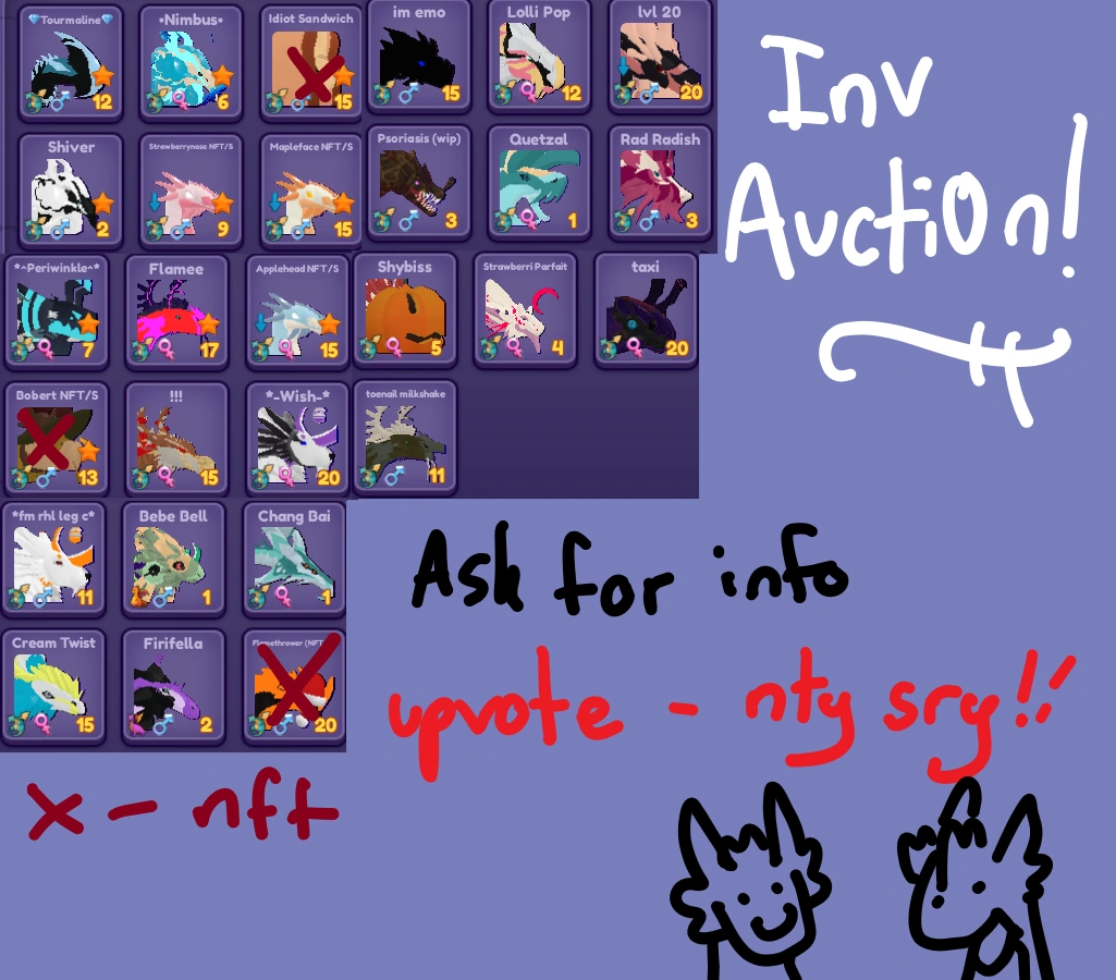 INV AUCTION | Fandom